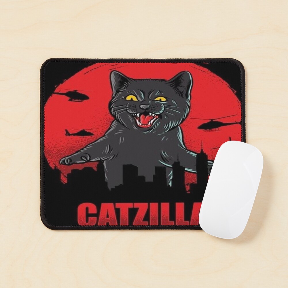 "Catzilla" Sticker for Sale by Judy Fernandez | Redbubble