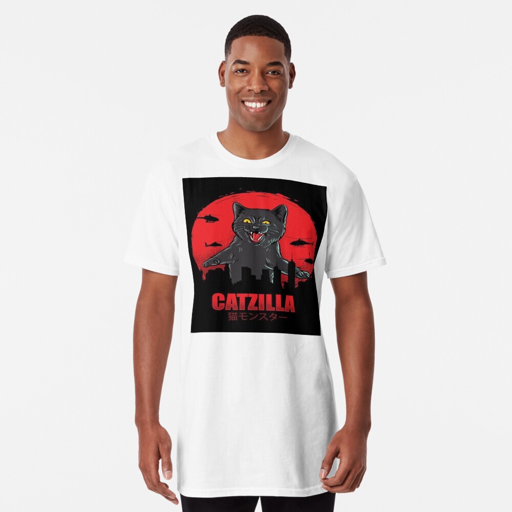 "Catzilla" Sticker for Sale by Judy Fernandez | Redbubble