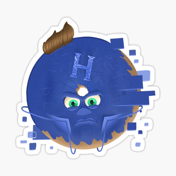 "Holographic Donut of the Red Dwarf" Sticker for Sale by Sykmyn | Redbubble