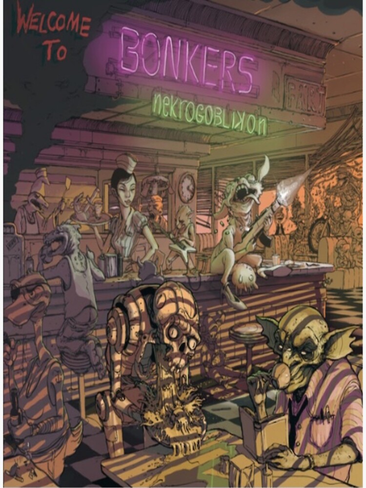 "Bonkers " Sticker for Sale by Fernandez123445 | Redbubble