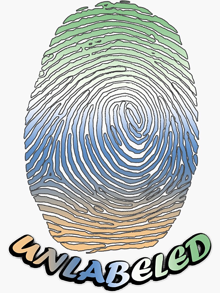 "Unlabeled " Sticker for Sale by theprintshopht | Redbubble