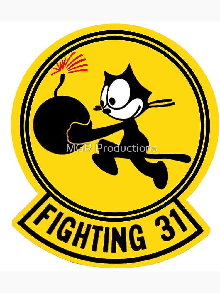 "Fighting 31 - Tomcatters" Framed Art Print by Quatrosales | Redbubble