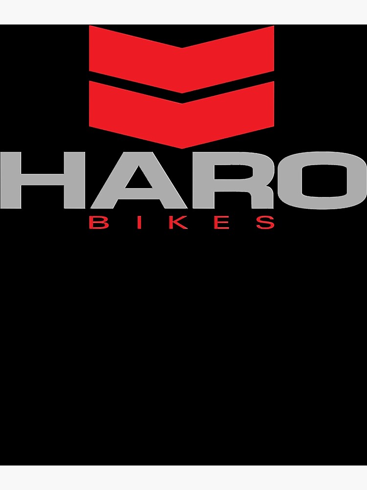 "HARO BIKES BICYCLE LOGO " Poster for Sale by amorrafigiel | Redbubble