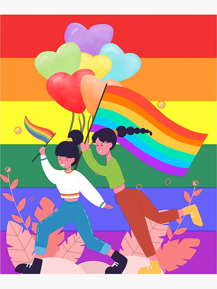 "Unlabeled flag colours flower" Sticker for Sale by theprintshopht ...