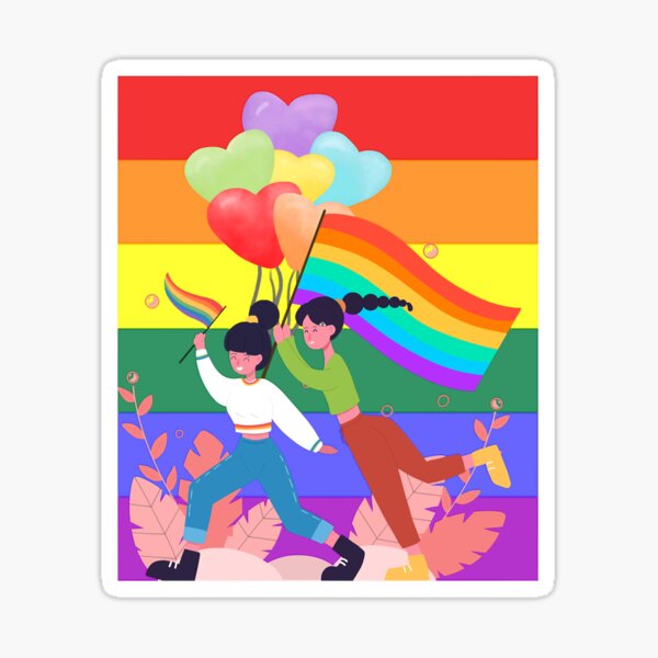 "Unlabeled flag colours flower" Sticker for Sale by theprintshopht ...