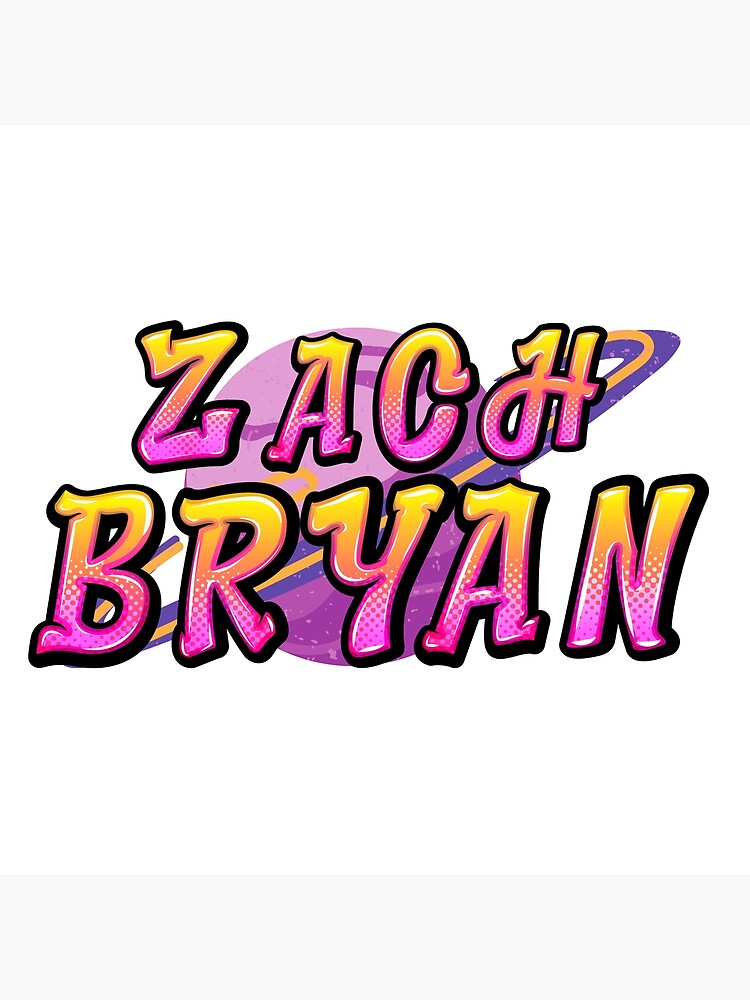 "ZACH BRYAN" Poster for Sale by RERM | Redbubble