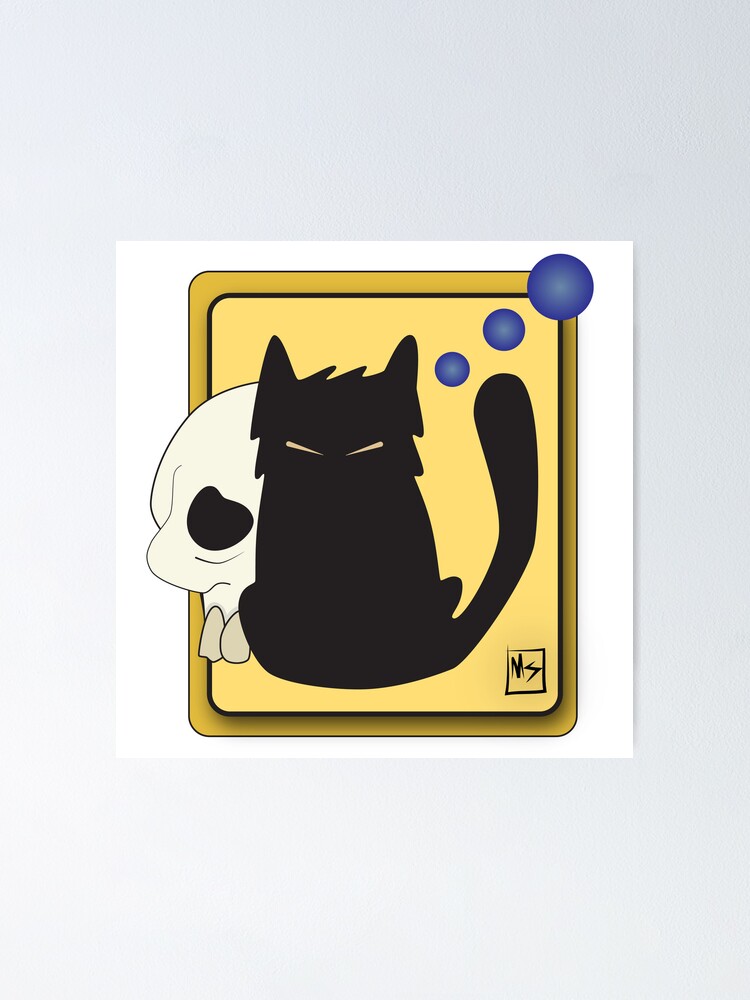 "Bubble cat" Poster for Sale by MarinaSotiriou | Redbubble