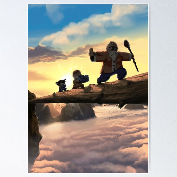 "Master Roshi Training" Poster for Sale by KalebVidal39 | Redbubble