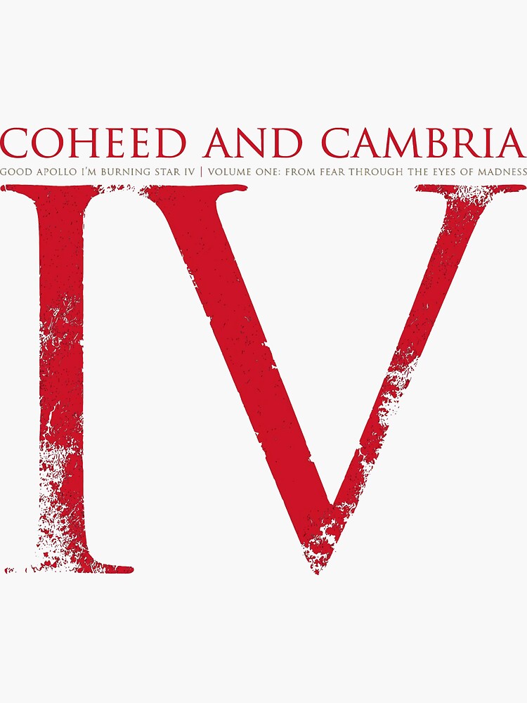 "Coheed and Cambria IV" Sticker for Sale by Flokshe | Redbubble