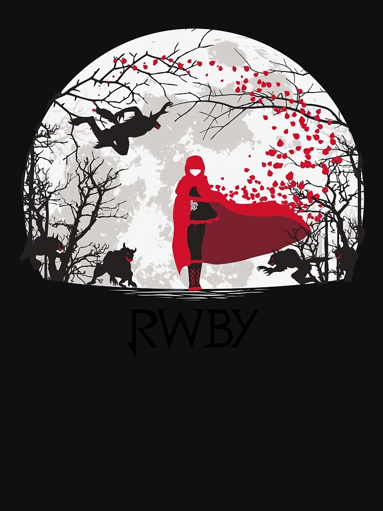 "RWBY Ruby Rose Starry Crescent Sky Ruby Rose" T-shirt for Sale by ...
