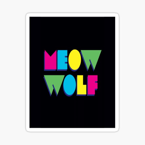"The Alpha meow Wolf Color" Sticker for Sale by Thedford101Lin | Redbubble