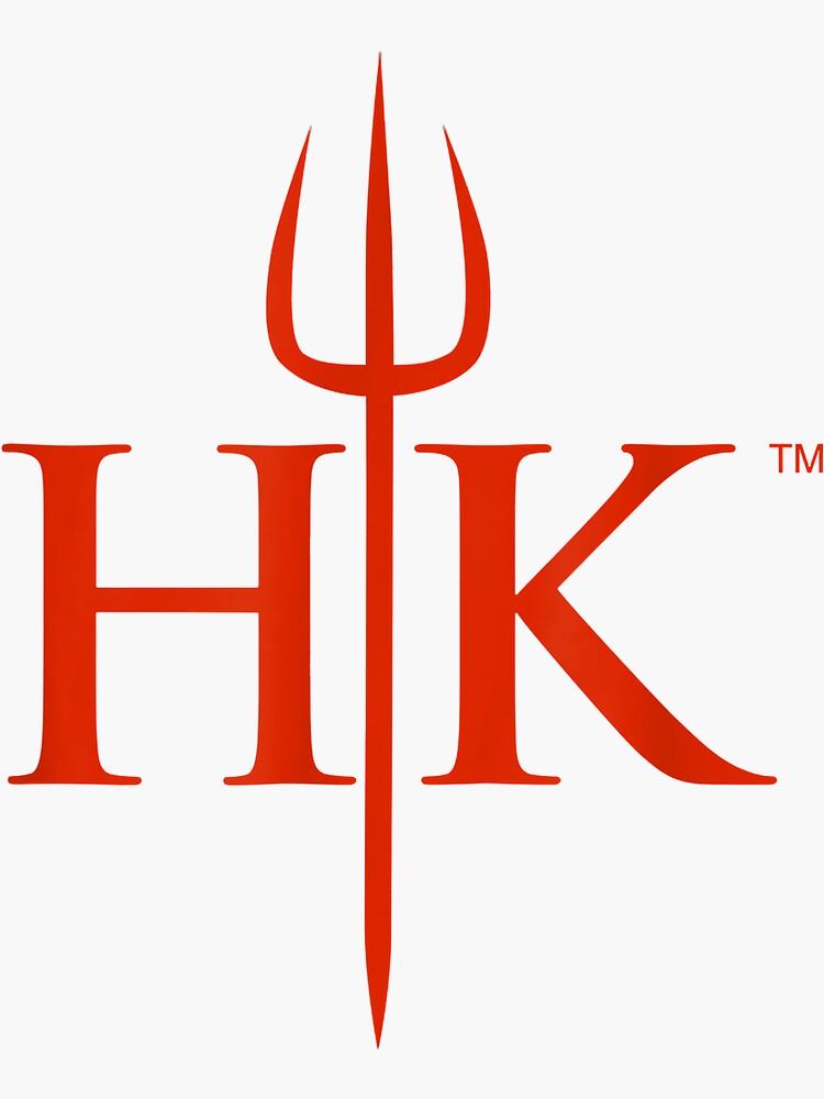 "Official red hell's kitchen logo" Sticker for Sale by irmarobinif ...