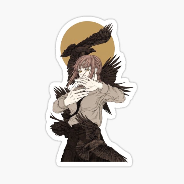 "Chainsaw Man, Makima" Sticker for Sale by zeromanga | Redbubble
