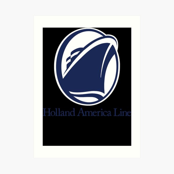 "Holland America Line logo" Art Print for Sale by CherylAdames | Redbubble