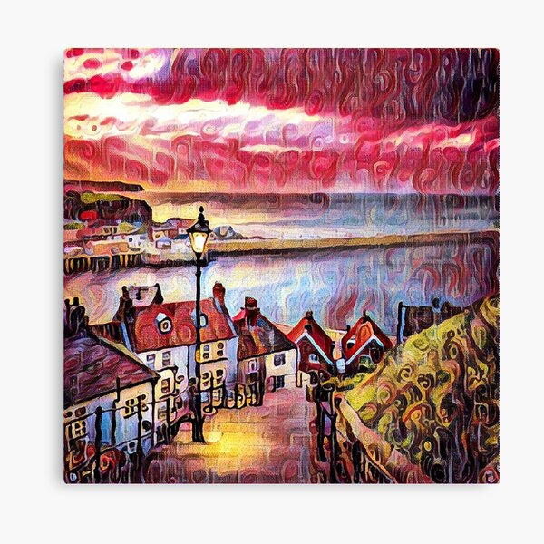 "Sweet Whitby" Canvas Print for Sale by RichardSayer | Redbubble