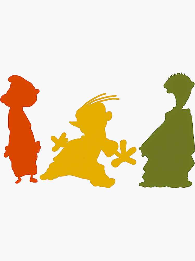 "Ed Edd N Eddy Ed, Edd n Eddy Silhouettes" Sticker for Sale by ...