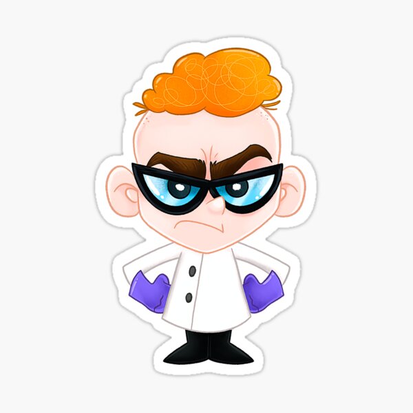 "Dexter from Dexter’s Laboratory- Fan Art" Sticker for Sale by ...