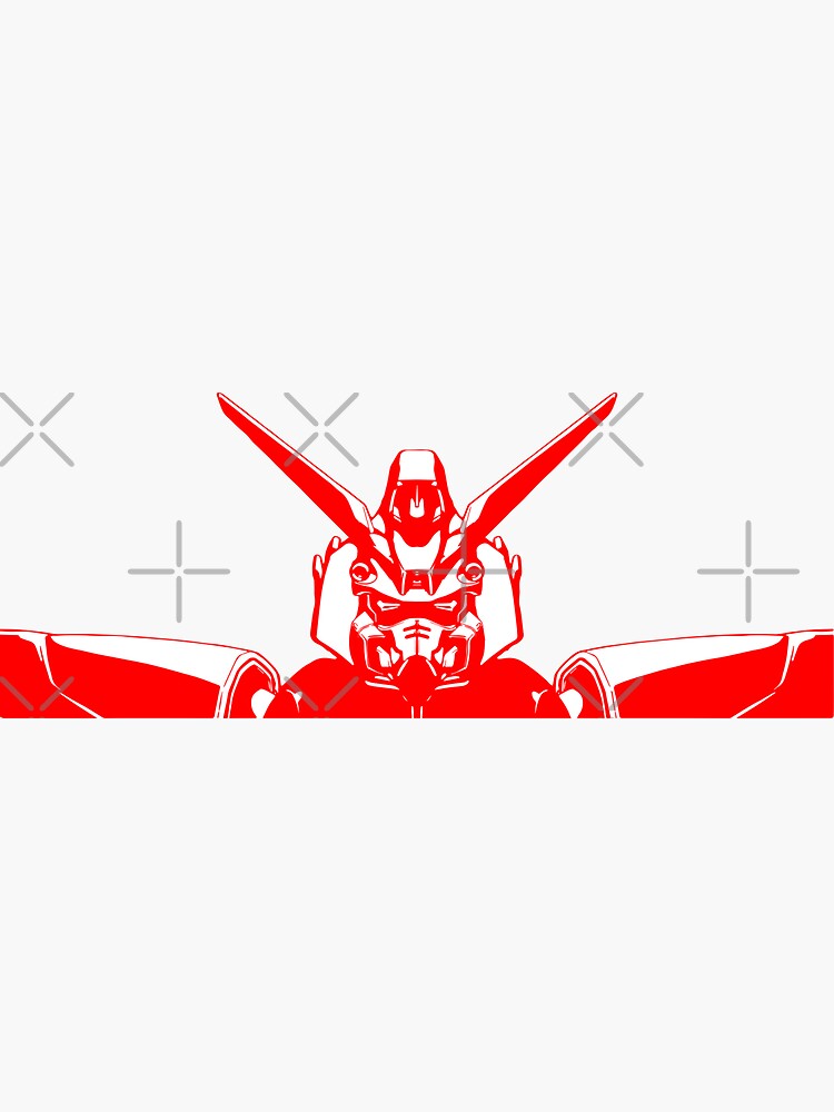 "G Gundam Shining Gundam" Sticker for Sale by lman32 | Redbubble