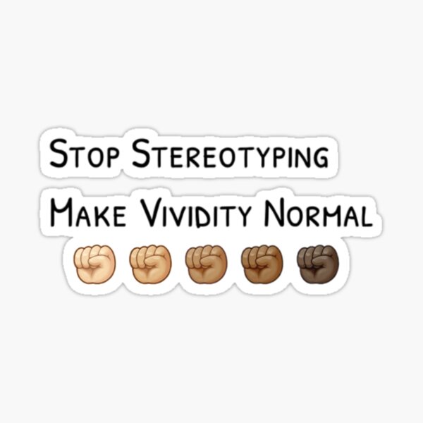 "Stop Stereotyping" Sticker for Sale by Ngraved | Redbubble
