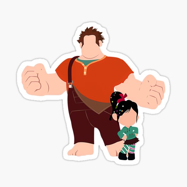 "Wreck It Ralph The Dynamic Duo Sticker" Sticker for Sale by ...