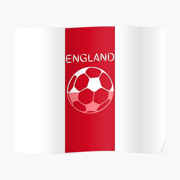 "england football fan" Poster for Sale by APURU | Redbubble