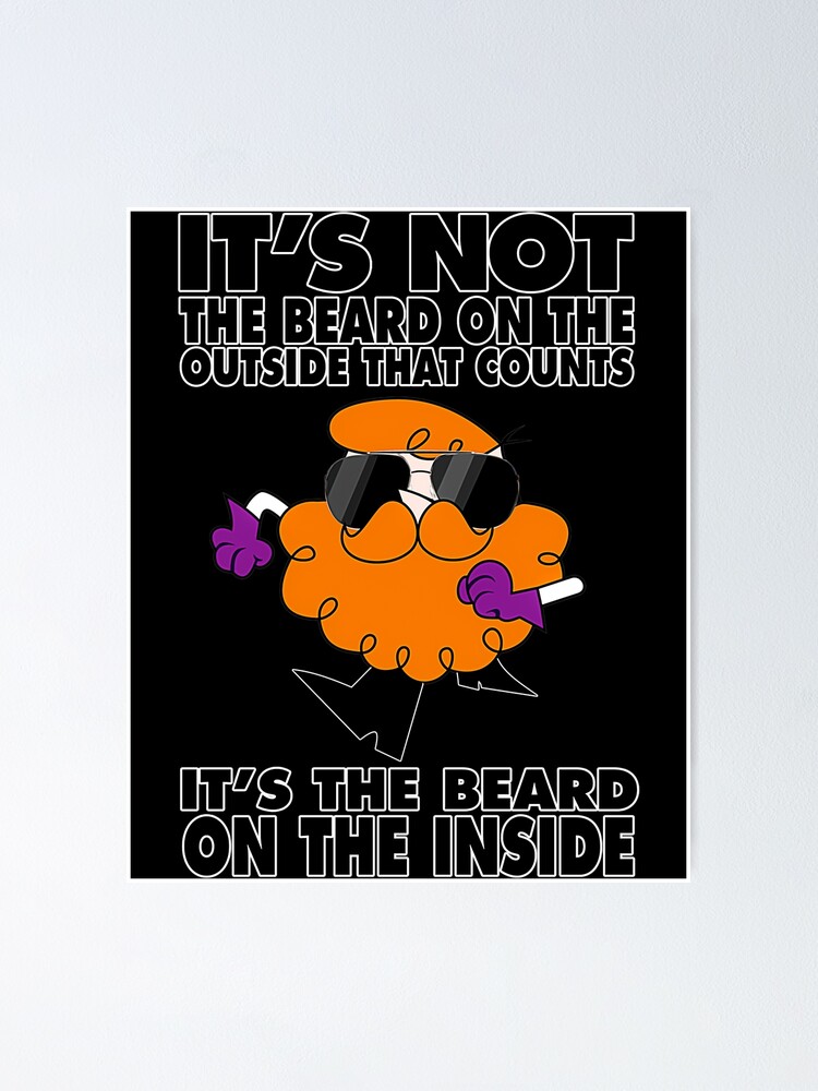 "Dexters Laboratory beard" Poster for Sale by Sherlynrgstrom | Redbubble