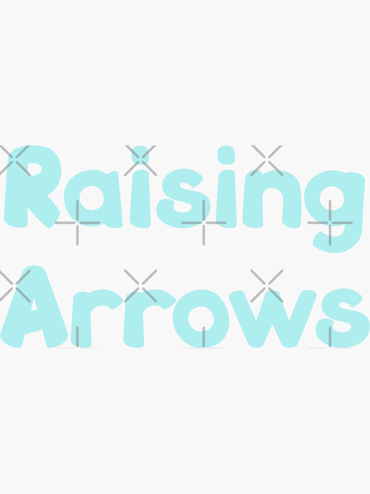 "Raising Arrows, Funny Cool Best color art" Sticker for Sale by ...