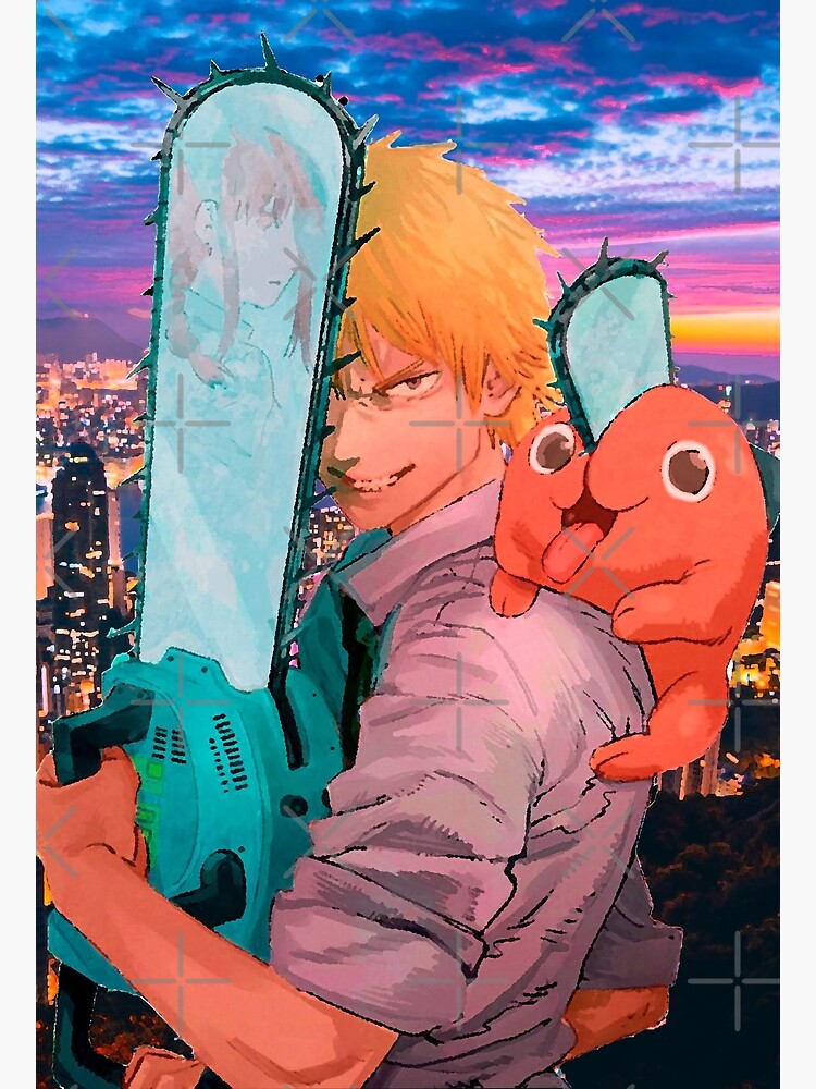 "Chainsaw man denji Oil Painting/Poster" Art Print for Sale by ...