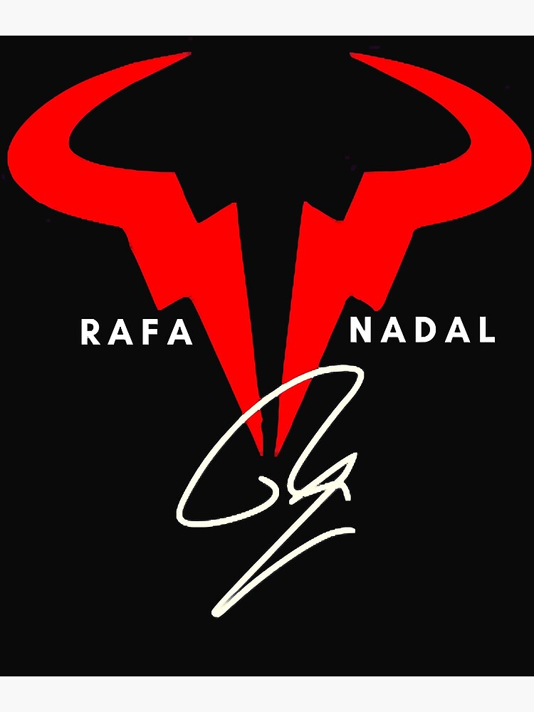 " Rafa Nadal logo " Poster for Sale by PenniWilliam1 | Redbubble