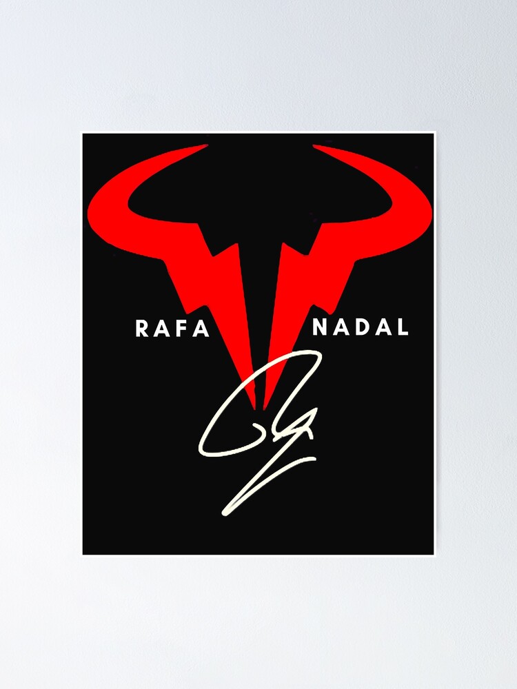 " Rafa Nadal logo " Poster for Sale by PenniWilliam1 | Redbubble