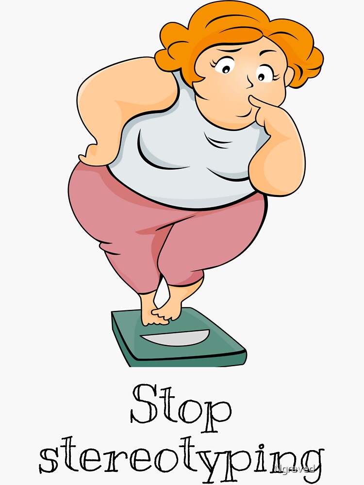 "Stop Fat Body Shaming" Sticker for Sale by Ngraved | Redbubble