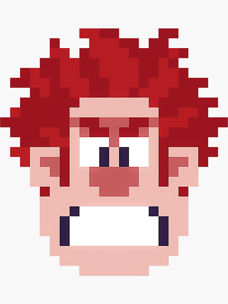 "Wreck It Ralph Wreck It Ralph Wreck It Ralph angry" Sticker for Sale ...