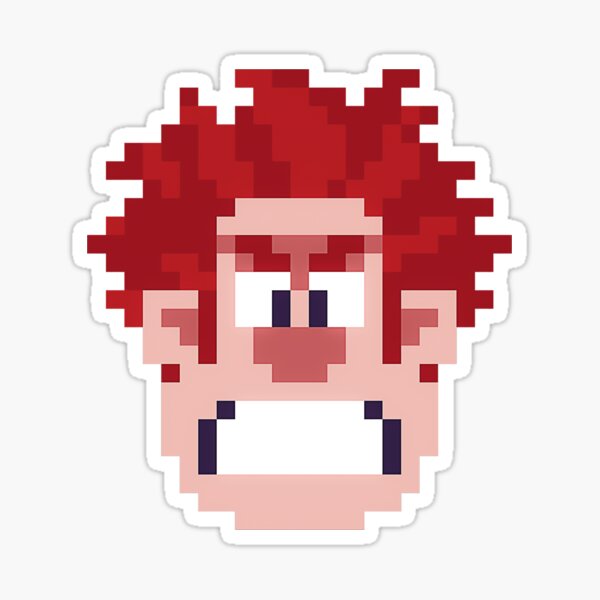 "Wreck It Ralph Wreck It Ralph Wreck It Ralph angry" Sticker for Sale ...