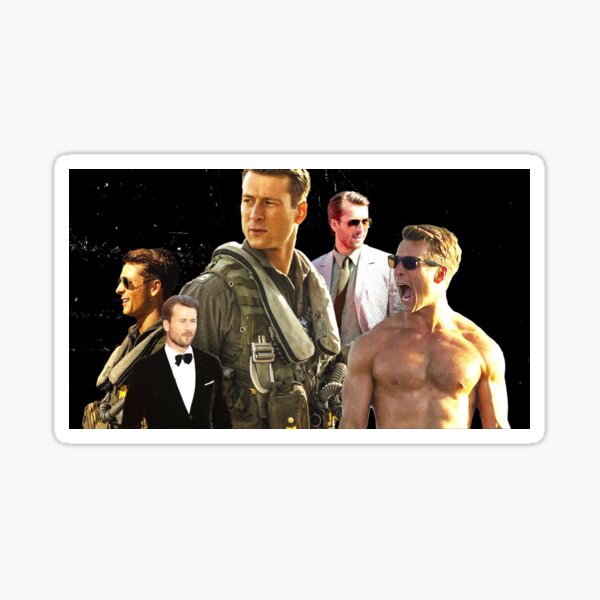 "Glen powell actor" Sticker for Sale by Kelley0281 | Redbubble