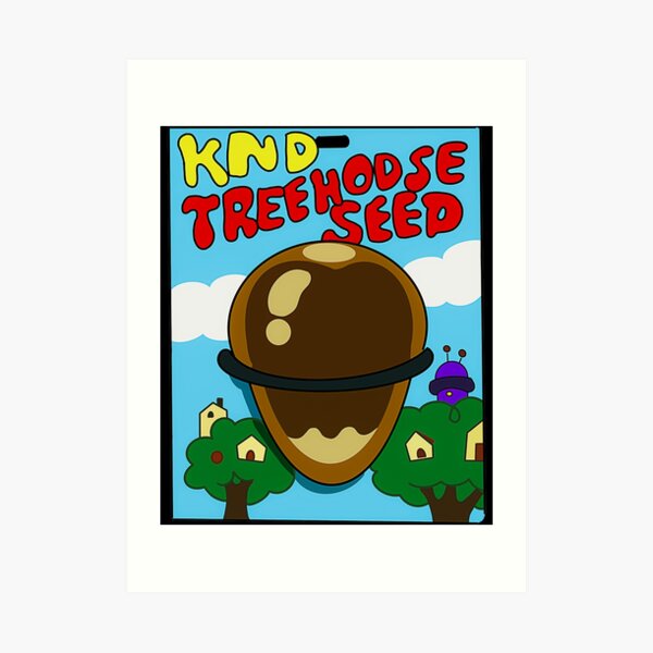 "Codename Kids Next Door KND Treehouse Seed" Art Print for Sale by ...