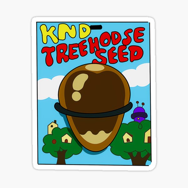 "Codename Kids Next Door KND Treehouse Seed" Sticker for Sale by ...