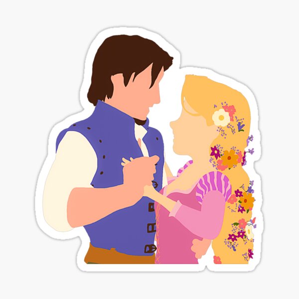 "Tangled Tangled" Sticker for Sale by Joselyesley | Redbubble