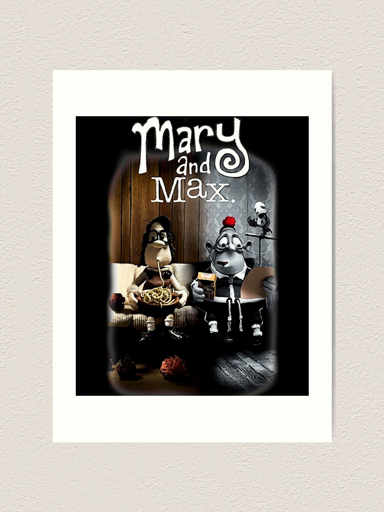 "Mary And Max Mary And MaxMary And Max" Art Print for Sale by Debiurkea ...