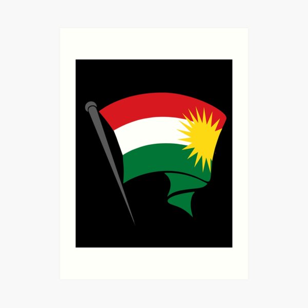 " Kurdistan Flag" Art Print for Sale by KurdishShops | Redbubble