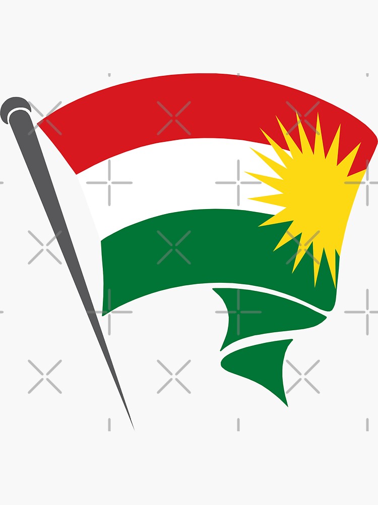 " Kurdistan Flag" Sticker for Sale by KurdishShops | Redbubble