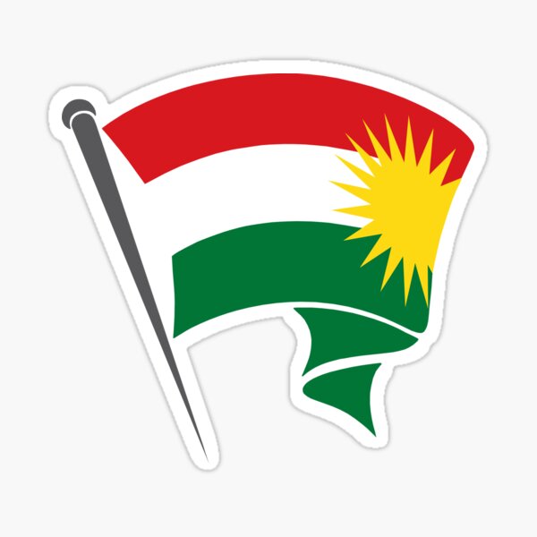 " Kurdistan Flag" Sticker for Sale by KurdishShops | Redbubble