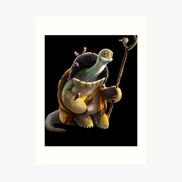 "Kung Fu Panda Master Oogway Meditating" Art Print for Sale by ...