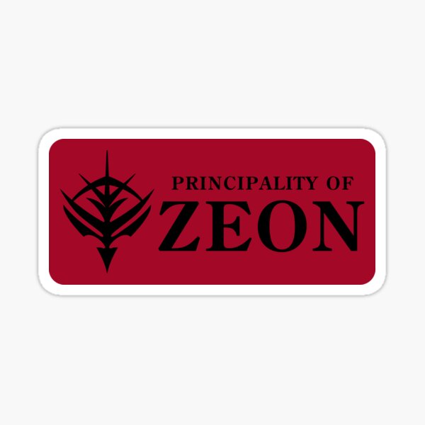 "Neo Zeon, Axis Zeon (Mobile Suit Gundam)" Sticker for Sale by ...
