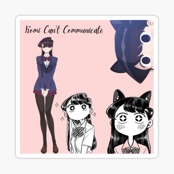 "Komi San Stickers" Sticker for Sale by Hotbees | Redbubble