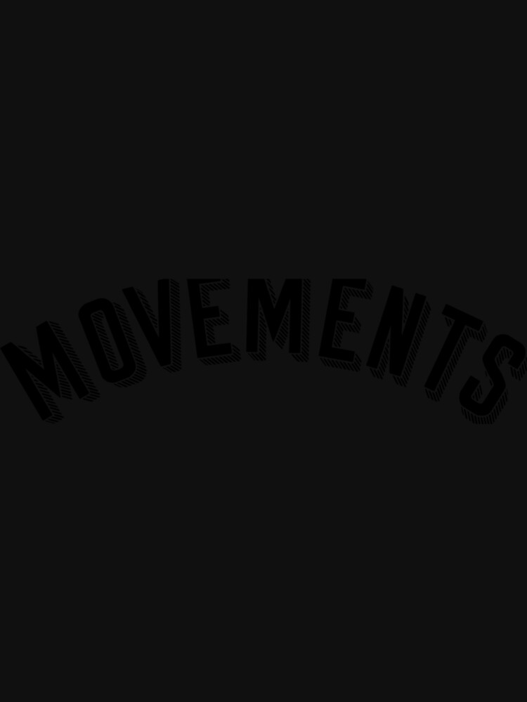 "Movements Band Sticker" T-shirt for Sale by jeancsyv | Redbubble ...