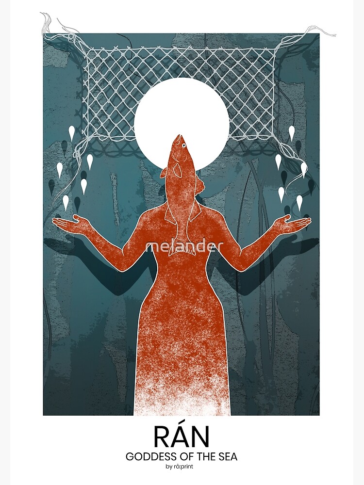 "RÀN - Goddess of the Sea" Poster for Sale by melander | Redbubble