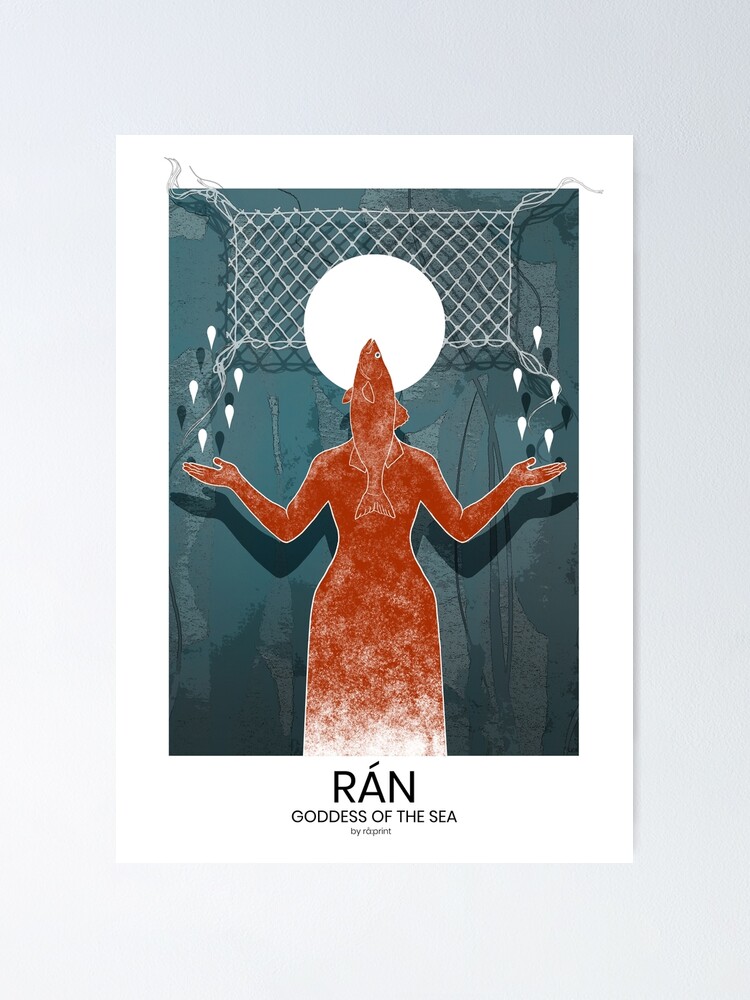 "RÀN - Goddess of the Sea" Poster for Sale by melander | Redbubble