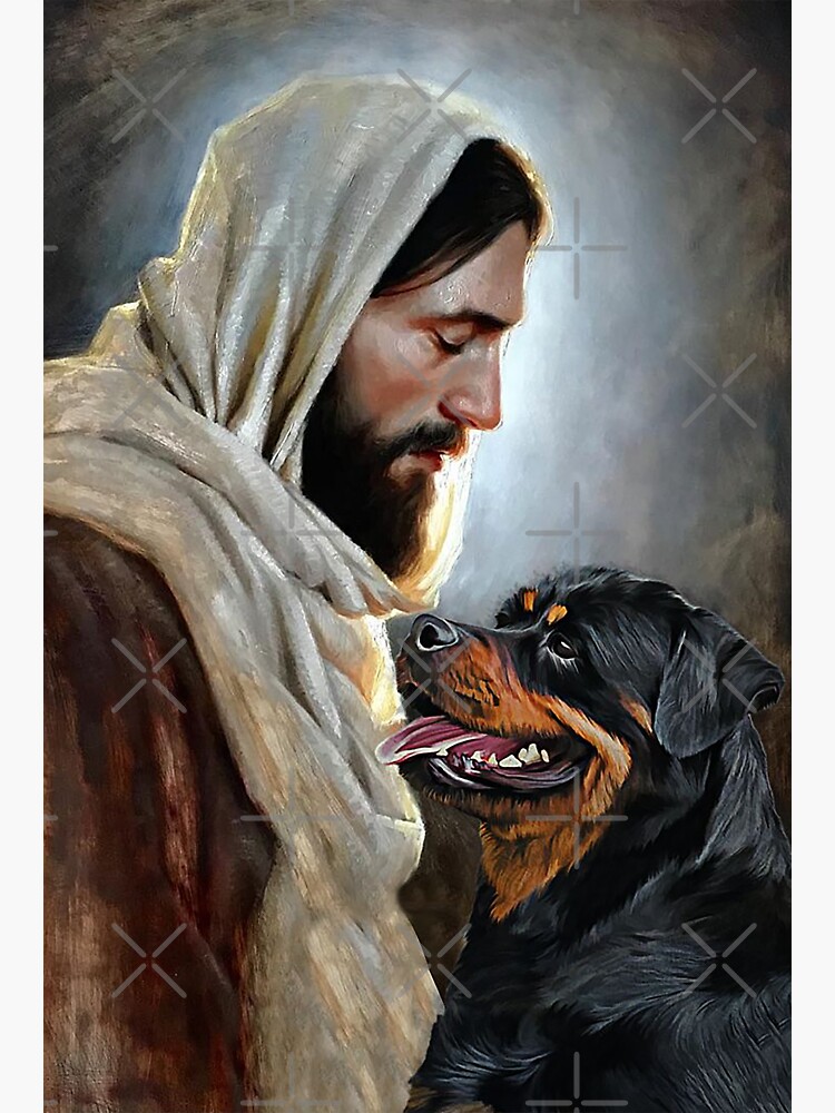 "Rottweiler Wishes With God art dogs lover" Sticker for Sale by ...
