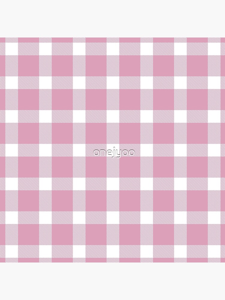 "Plaid Bubble Gum Pink" Poster by onejyoo | Redbubble