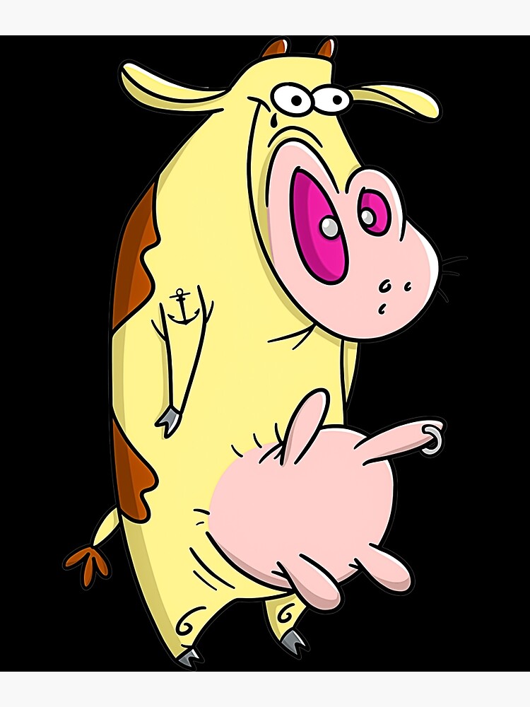 "Cow And Chicken Cow Mod" Poster for Sale by Loreenenning | Redbubble